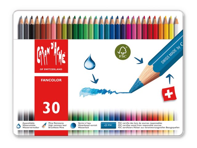 Crea-art - Caran d'Ache aquarelpotloden hobby